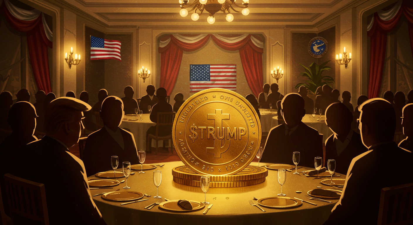 Cena VIP de Trump costó USD 148 M en token $TRUMP