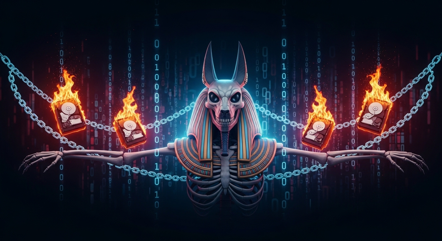 Anubis Ransomware: cifrado y destrucción total